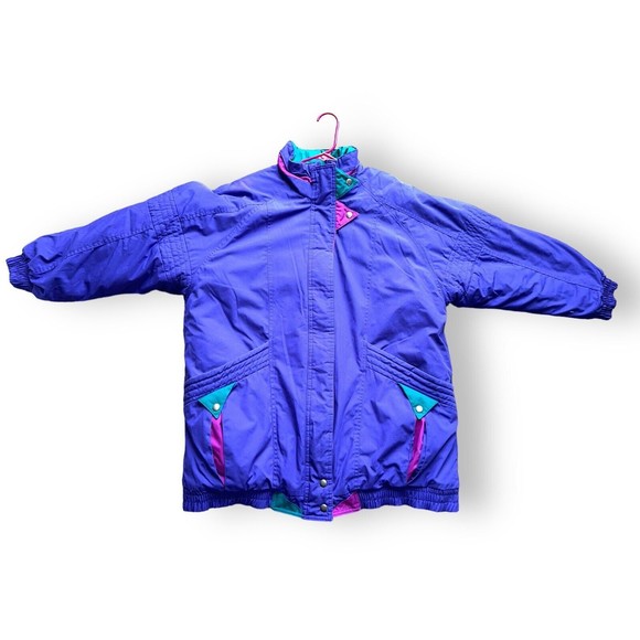 Current Seen | Jackets & Coats | Vintage 9s Winter Jacket Color Block ...